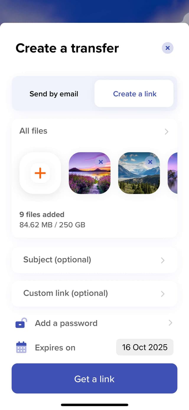 Android Mobile Application to Send Large Docs – TransferNow