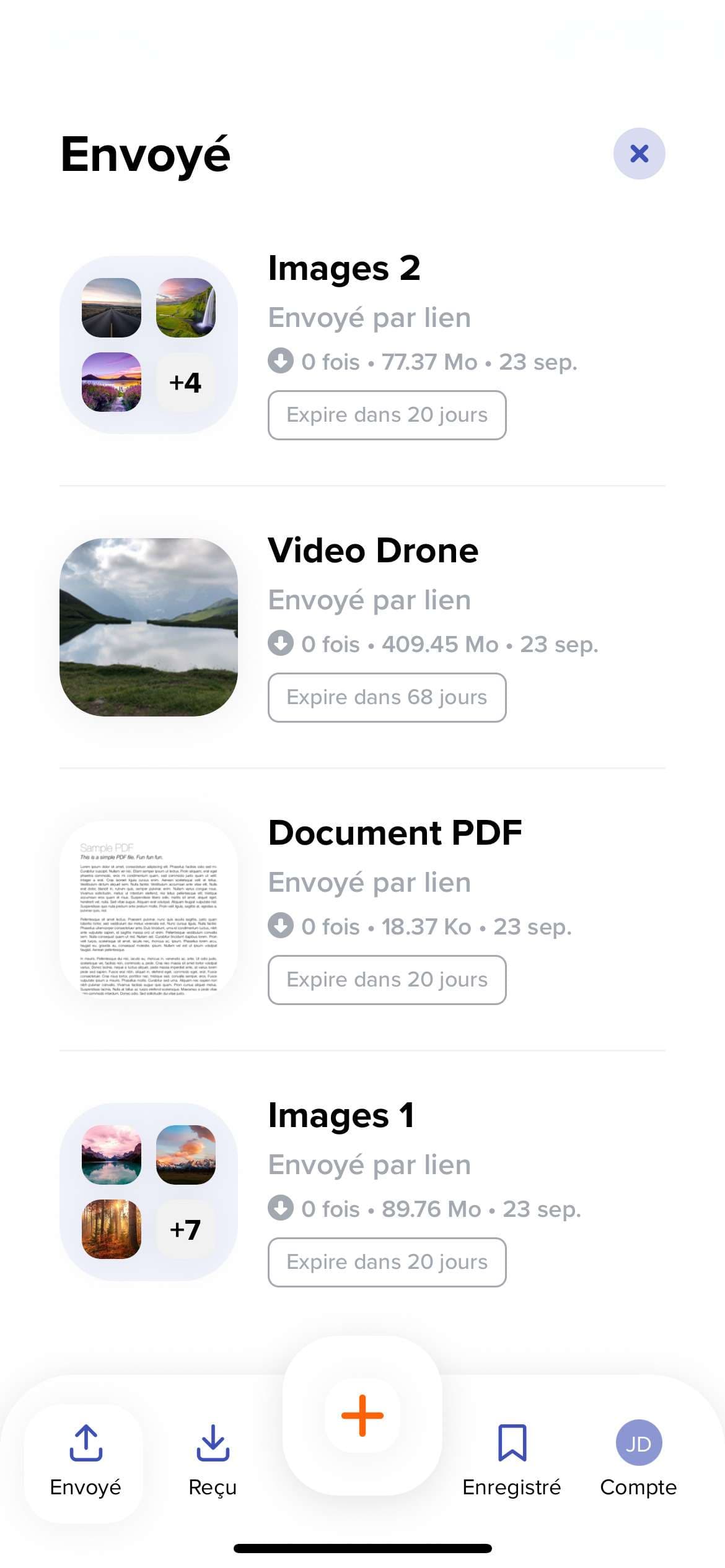 Application mobile Android pour partager des documents volumineux ...