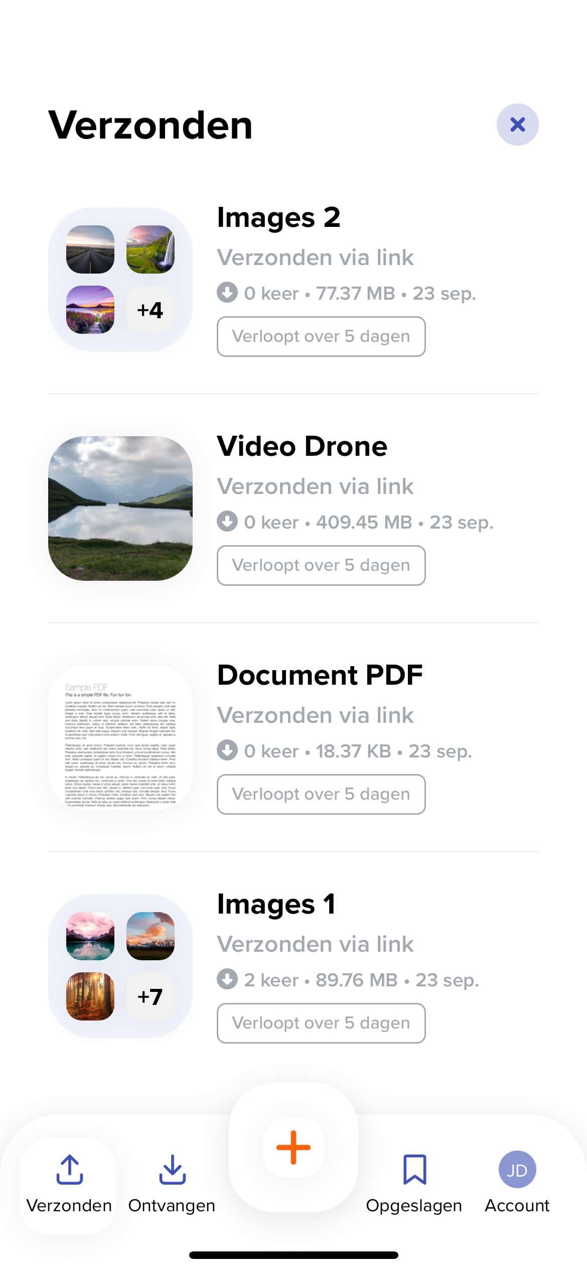 Android Mobiele Applicatie om Grote Documenten te Delen – TransferNow