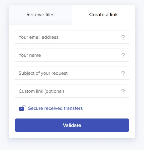 How to get a Secure Drop Link to Receive Files? – TransferNow