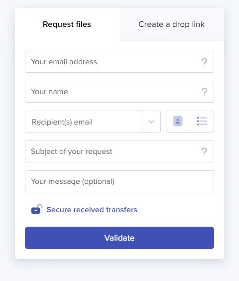 How to Request and Receive Large Files by email? – TransferNow