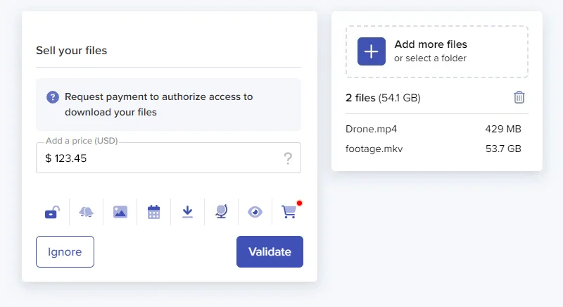 Sell Files and Get Paid – TransferNow